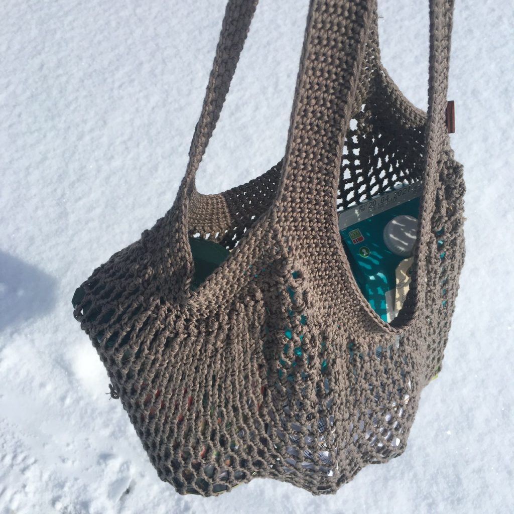 Handlenett, heklet – Laftehytta